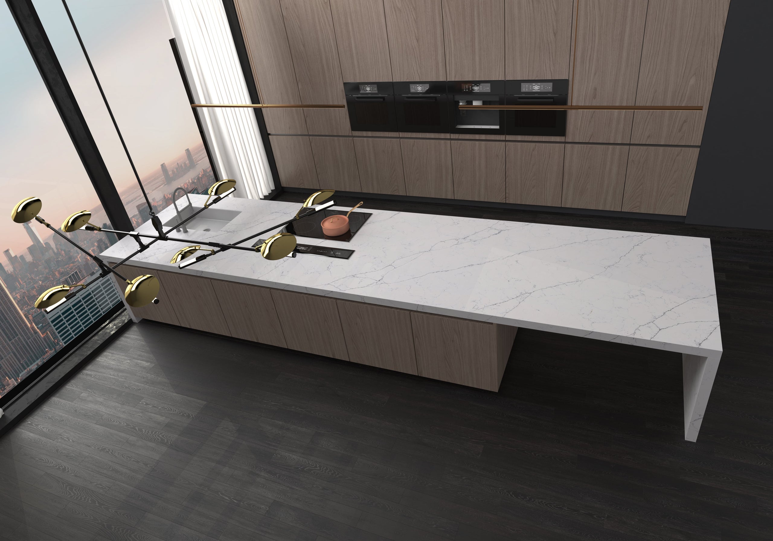Lusso Quartz Calacatta Bianca | The Countertop Company - one stop shop ...
